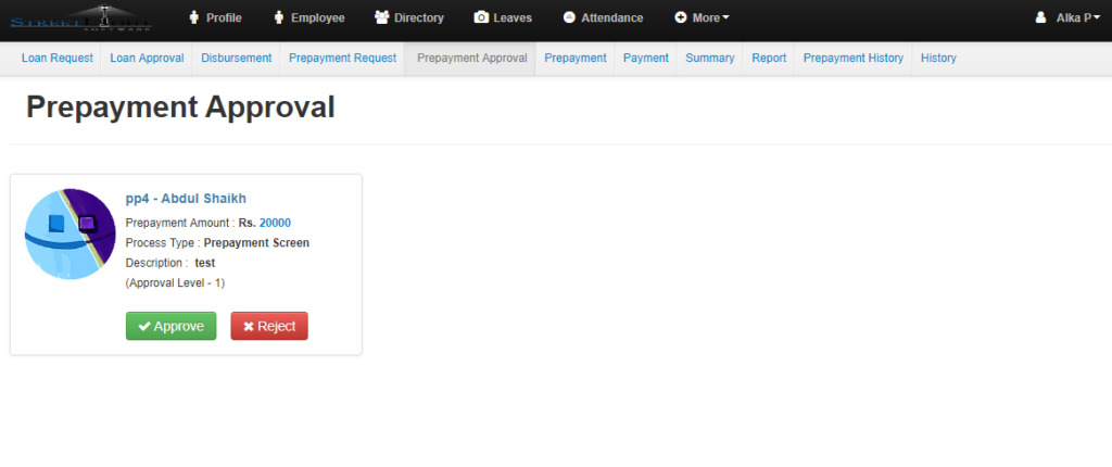 Loan – Prepayment Approval – EasyHR Knowledge base