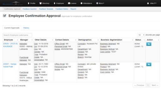 Employee Confirmation – EasyHR Knowledge base