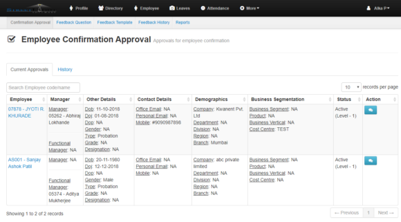 Employee Confirmation – EasyHR Knowledge base