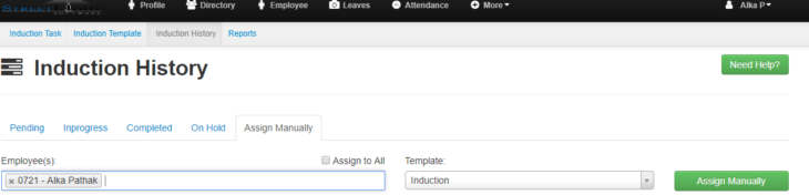 Induction – History – EasyHR Knowledge base