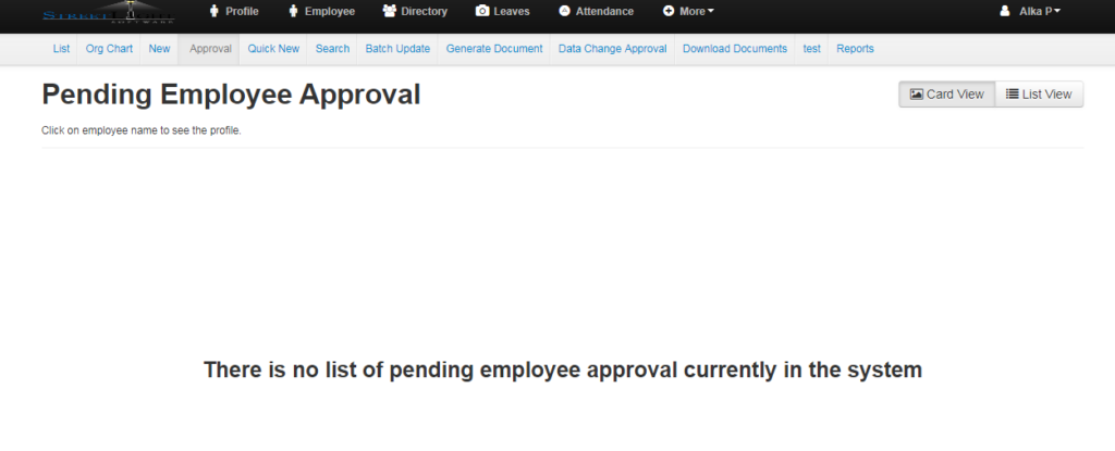 Employee – Approval – EasyHR Knowledge base