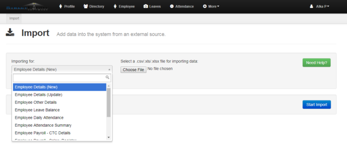 Import – Bulk Upload in Easy HR – EasyHR Knowledge base