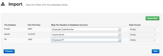 Import – Variable Pay(Deduction, Earning) – EasyHR Knowledge base